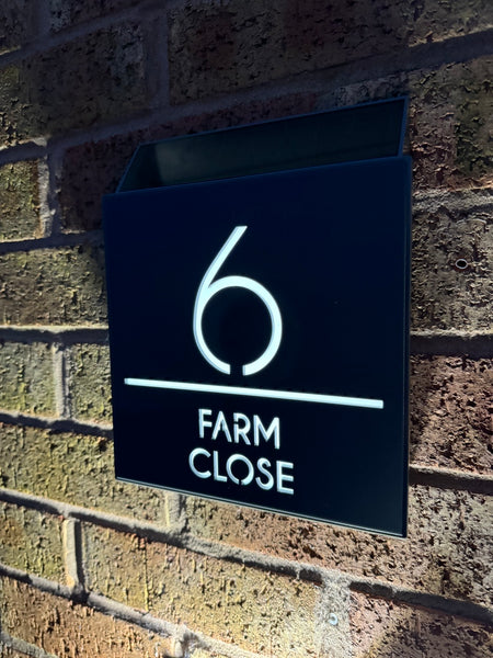 Square Solar House sign 1 - One Of A Kind Design UK