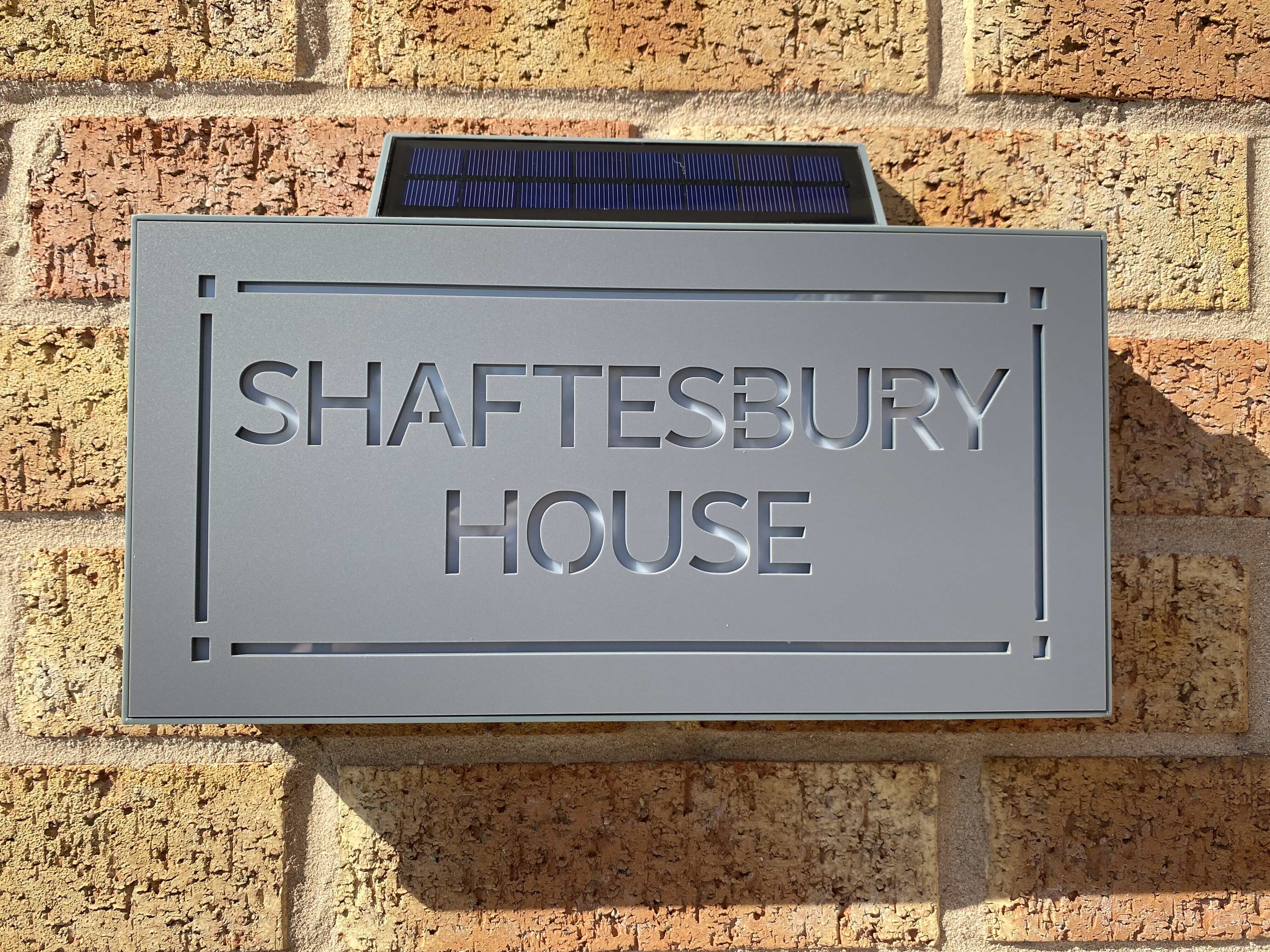 Solar House Sign 4, L.E.D Illuminated House Plaque - One Of A Kind ...