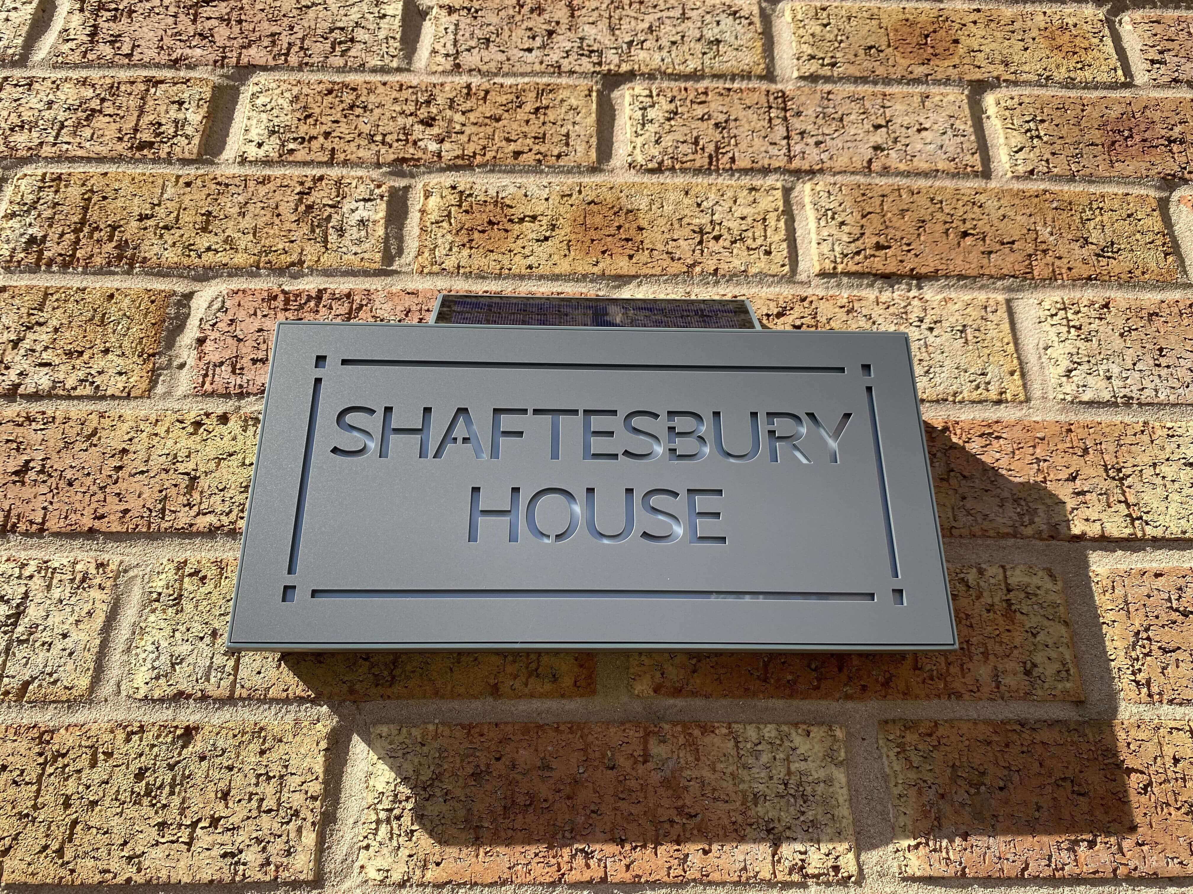 Solar House Sign 4, L.E.D Illuminated House Plaque - One Of A Kind ...