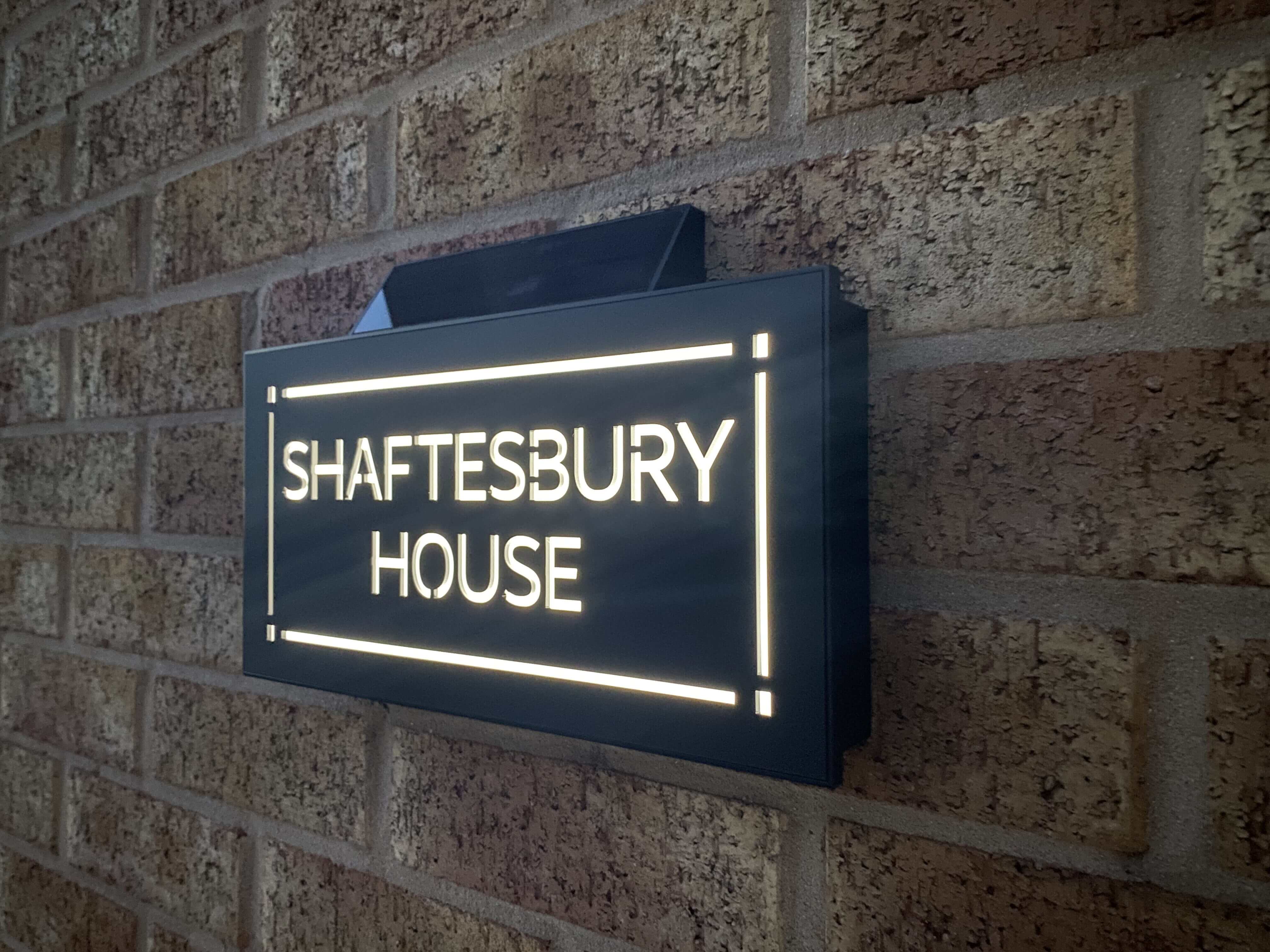 Solar House Sign 4, L.E.D Illuminated House Plaque - One Of A Kind ...