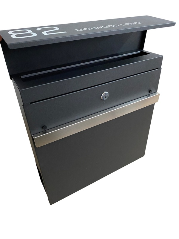 Modern wall mounted postbox - One Of A Kind Design UK